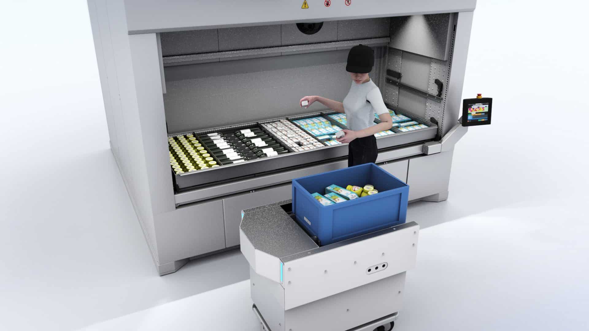 Modula Integrations With MiR’s Autonomous Mobile Robots