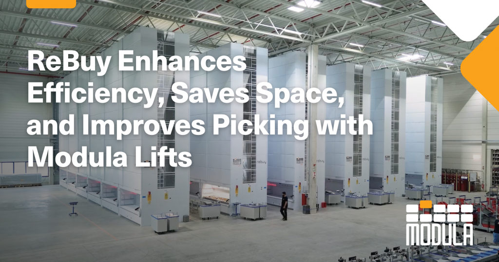 Rebuy Enhances Efficiency & Saves Space with 36 Modula Lifts