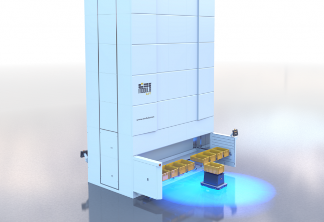 Modula AMR-ROEQ Automated Tote Picking System | Modula