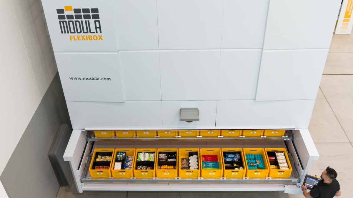 Modula Flexibox | High-Speed Automated Storage Bin System