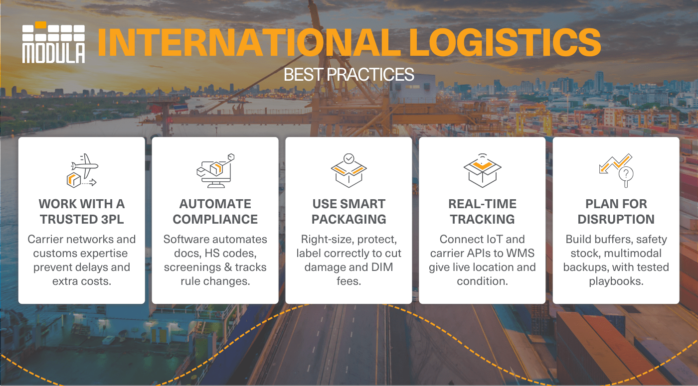 International Logistics Guide and Best Practices | Modula